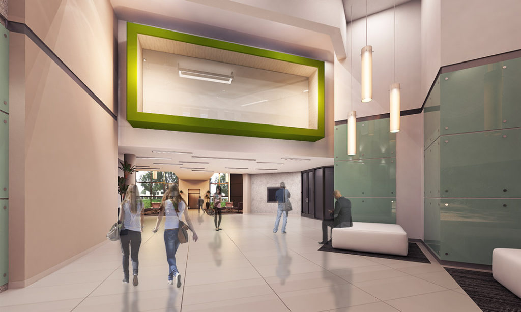 Inhibrx Lobby | Ferguson Pape Baldwin Architects